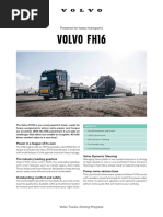 Volvo FH16 Specifications Overview | PDF | Horsepower | Manufactured Goods