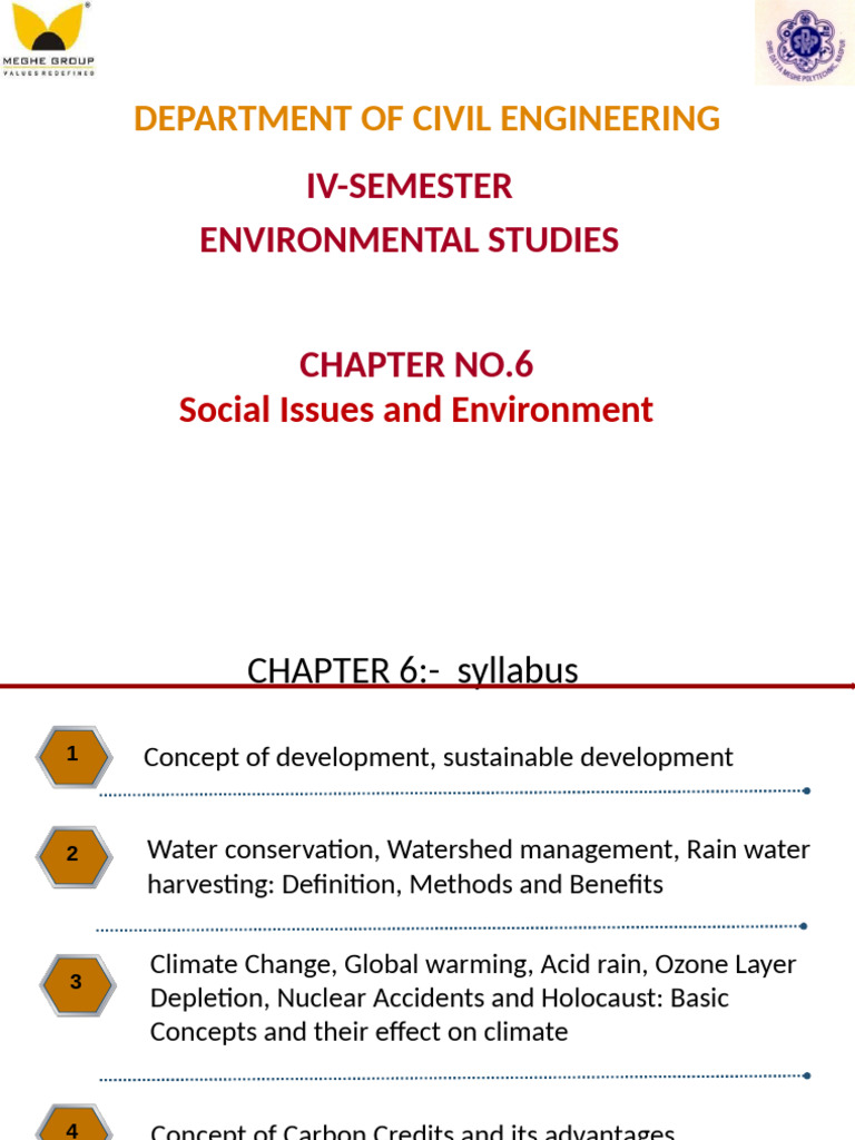 Social Issues in Environmental Studies | PDF | Sustainability ...