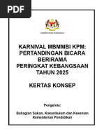 Kertas Konsep - KSPB - Pertandingan Bercerita Peringkat Kebangsaan Tahun 2025 - Akhir | PDF