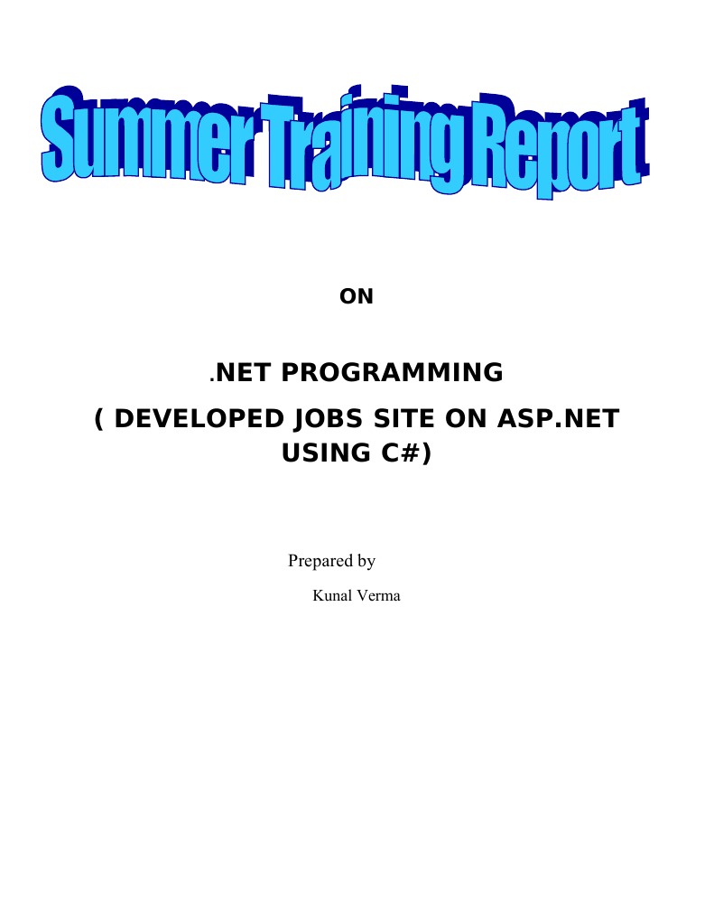 Net Programming Using C#) : Prepared by | PDF | Microsoft Visual Studio | C Sharp (Programming ...
