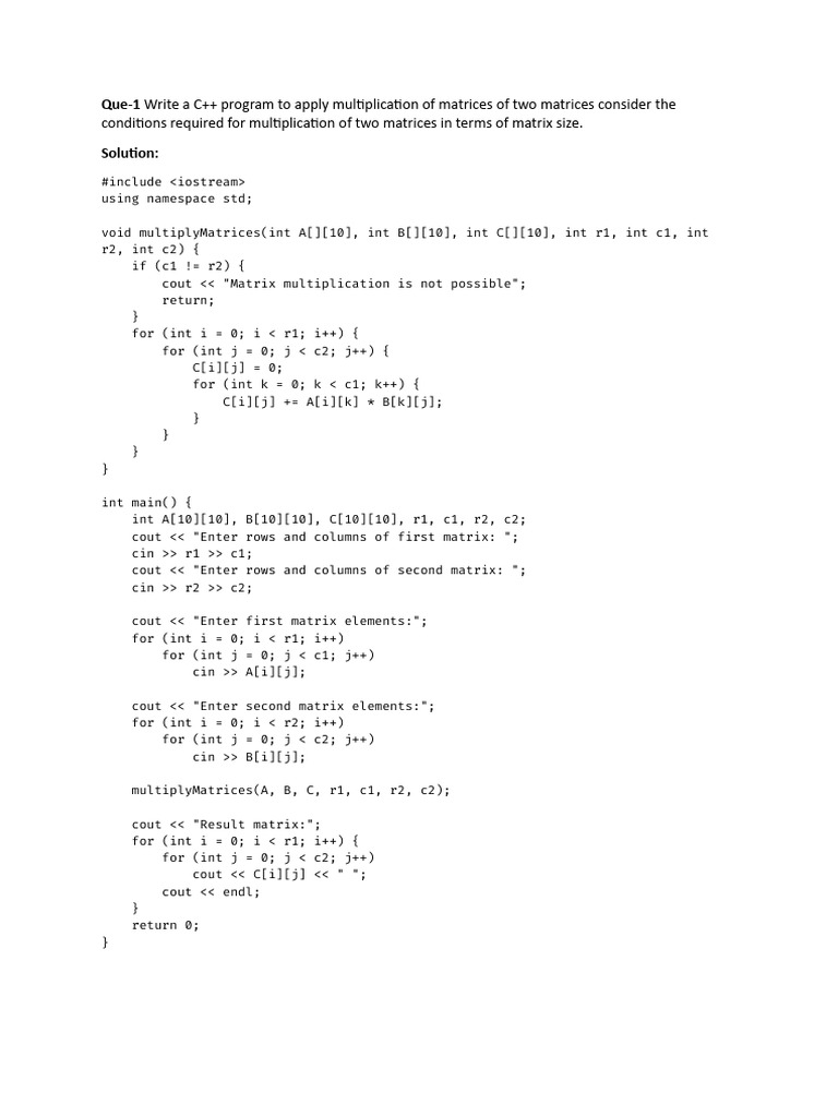 Data Structures Assessment - 1 | PDF | Namespace | Mathematical Physics