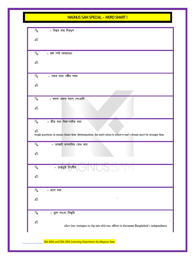 IBA Vocab-2 | PDF | Mentorship | Defamation