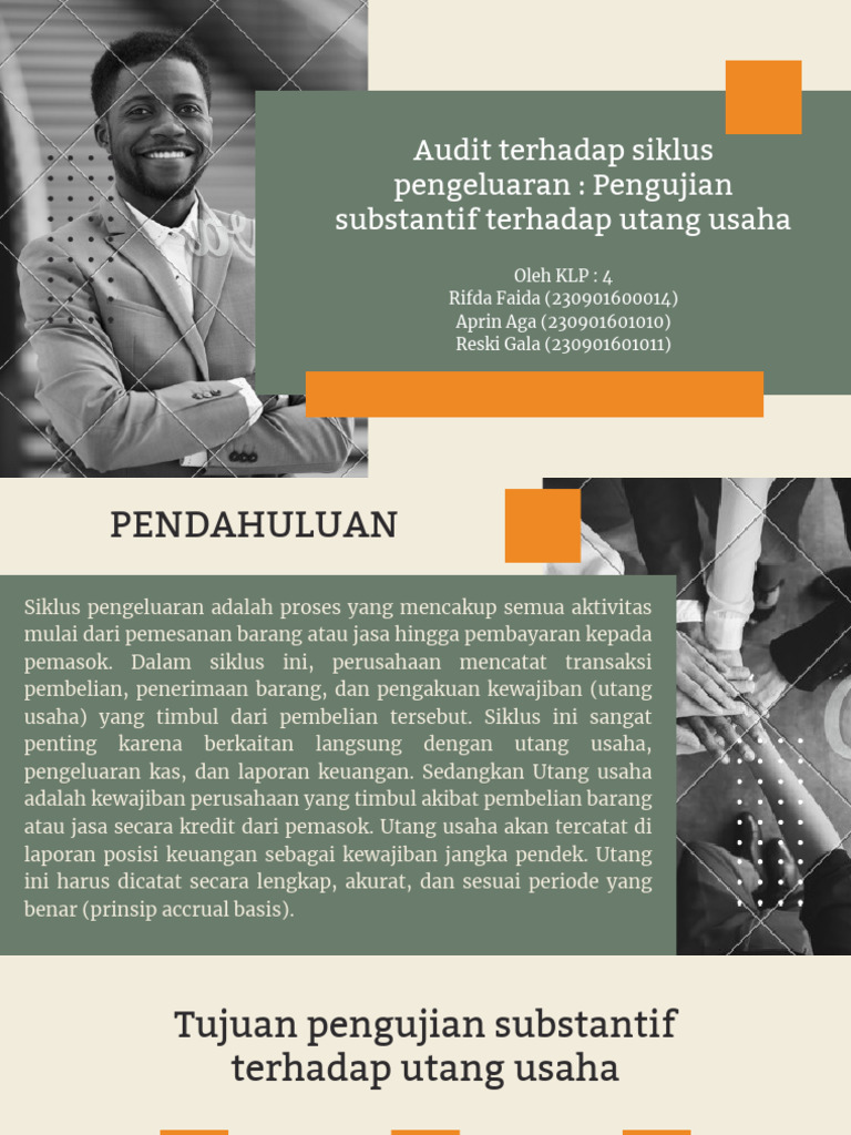 Audit Terhadap Siklus Pengeluaran Pengujian Substantif Terhadap Utang ...