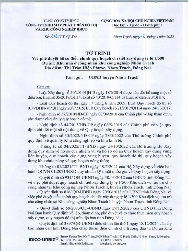 Idico Urbiz 212 | PDF