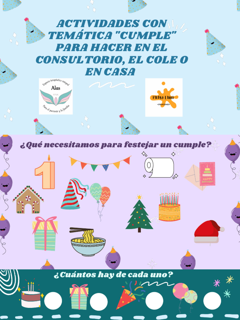 Actividad Gratuita - Cumpleaños | PDF
