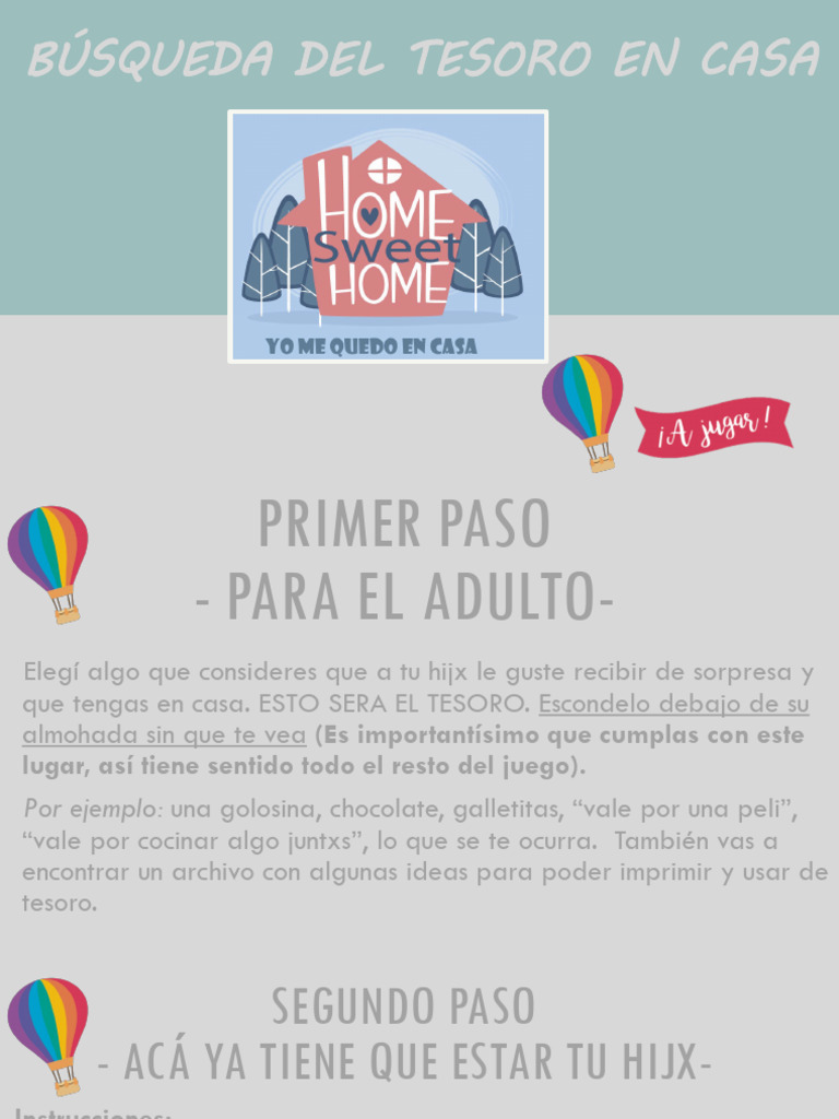 Busqueda Del Tesoro Virtual PDF | PDF