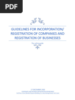 BOI Registration Guidelines | PDF | Board Of Directors | Business Law