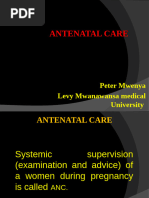 Antenatal Care Card Template | PDF | Gynaecology | Sexual Reproduction