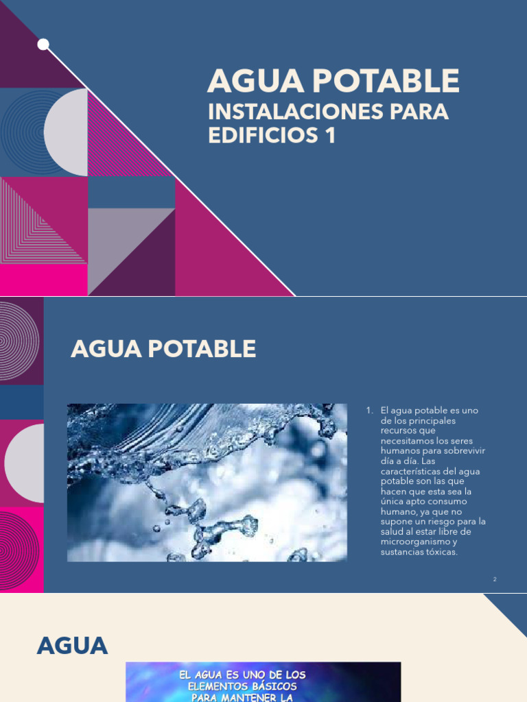 Características y Proceso del Agua Potable | PDF | Agua potable | Agua