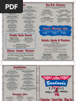 Server Menu Test Answer | PDF | Salad | Hamburgers