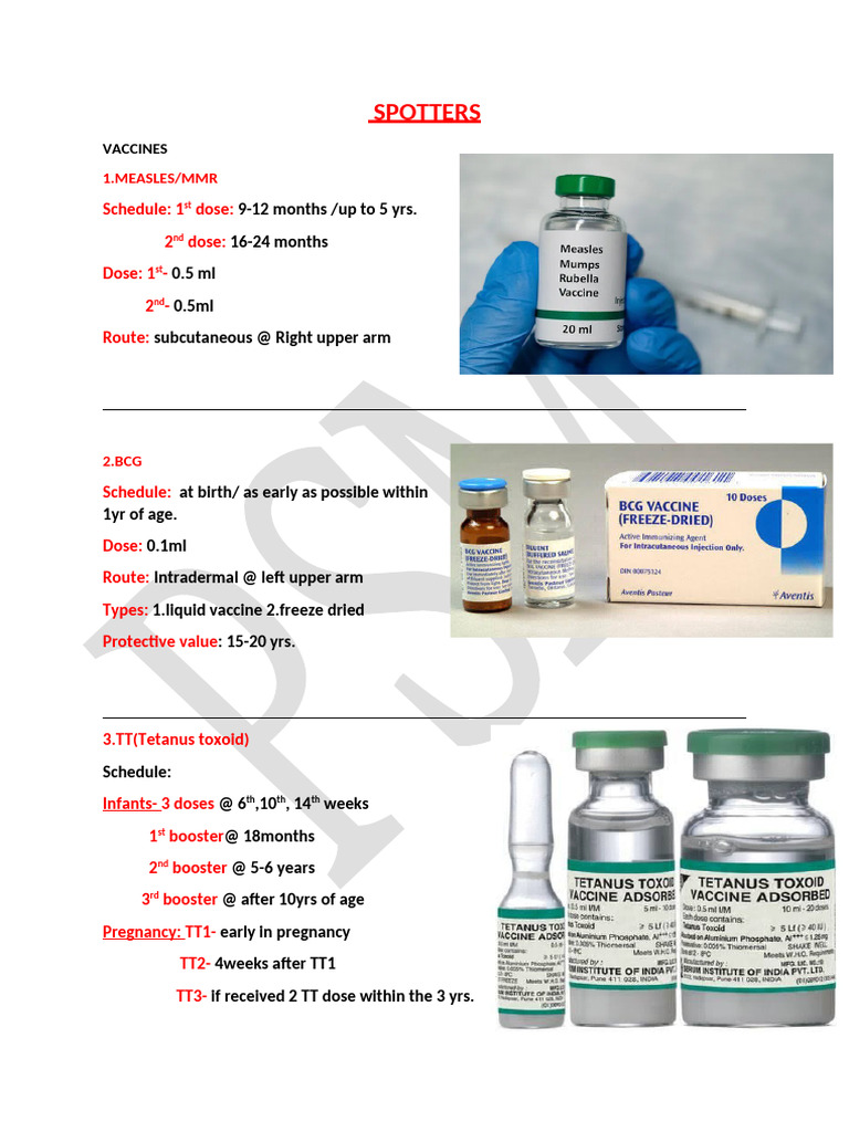 CM Spotters | PDF | Public Health | Immunology