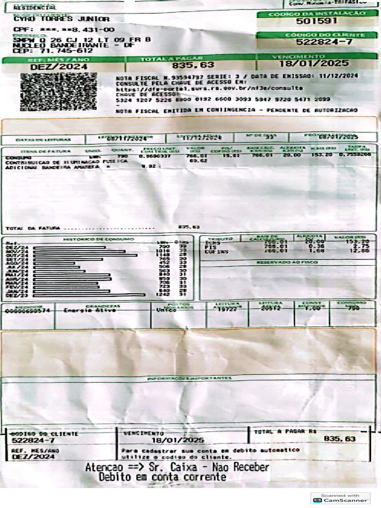 Electric Bill 2 | PDF