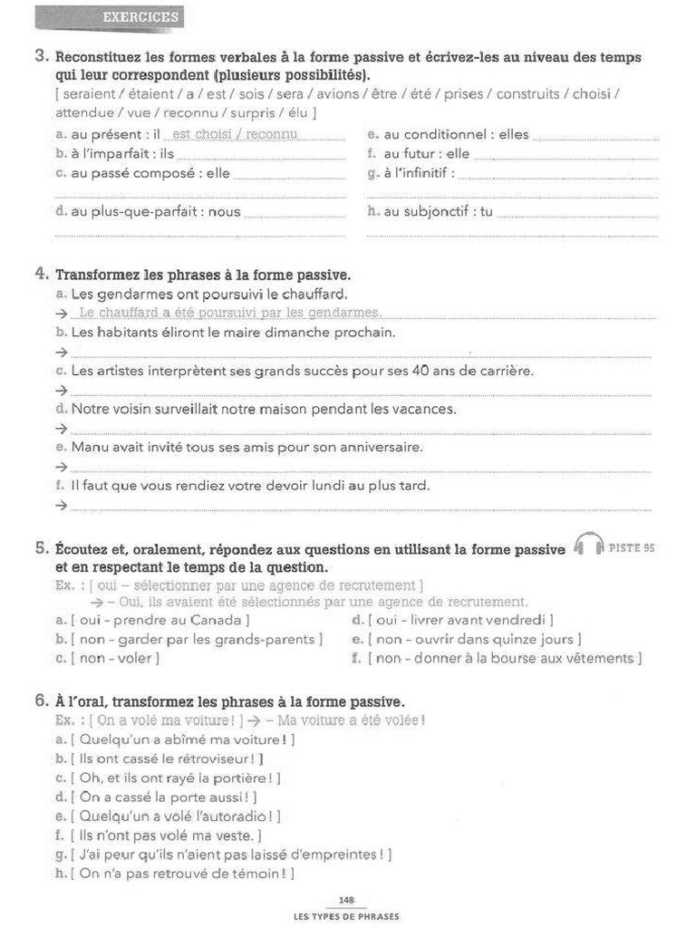 La Forme Passive | PDF