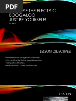 Electric Boogaloo: You Are The | PDF