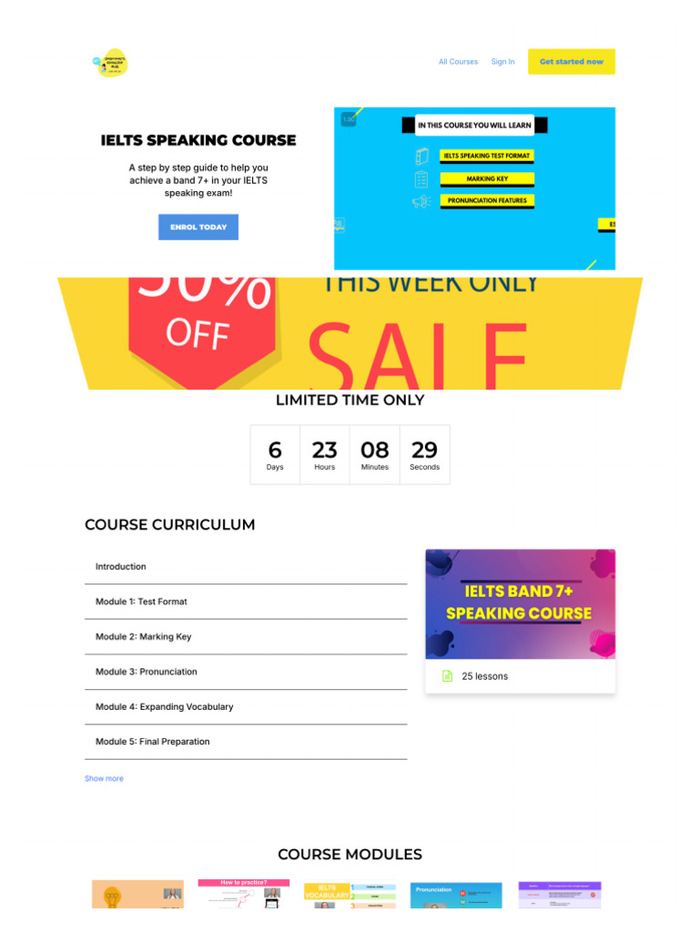 Ielts Speaking Course | PDF