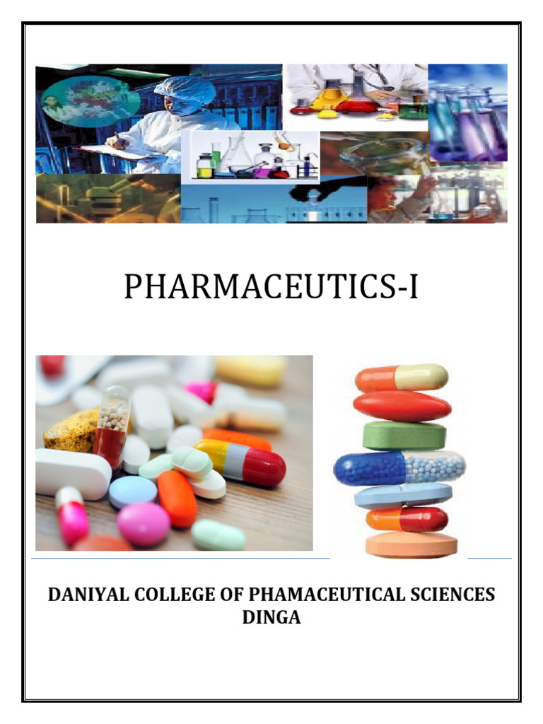 Pharmaceutics_pdf-1 | PDF | Ph | Pharmacy