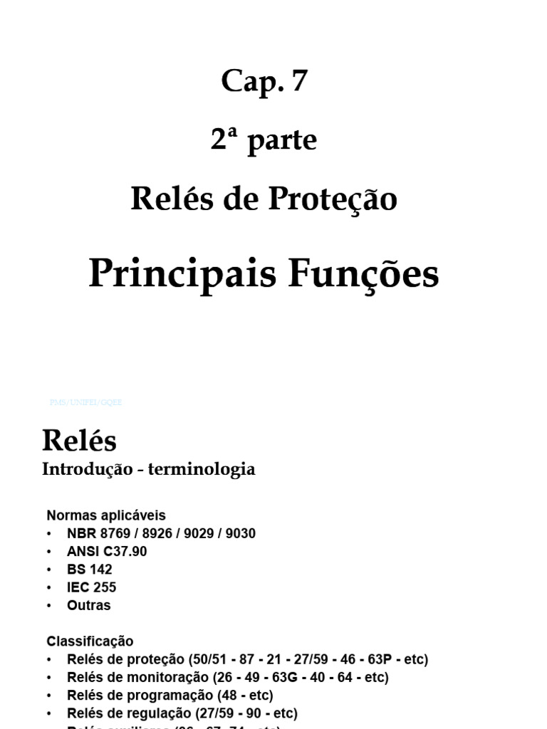 Cap6_Relés_parte2_impress | PDF | Relé | Transformador