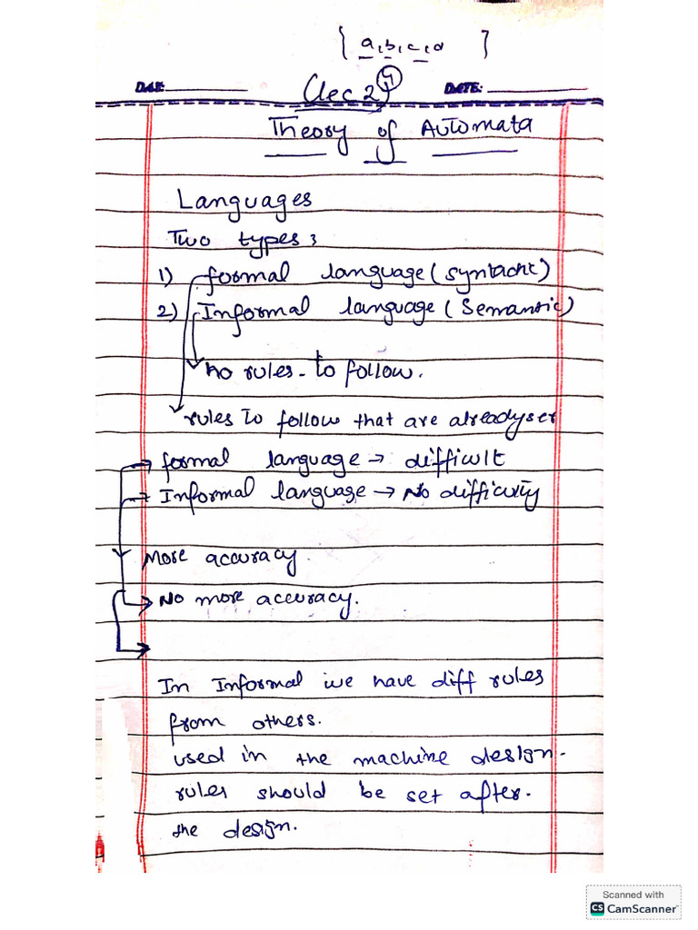 Automata Notes | PDF