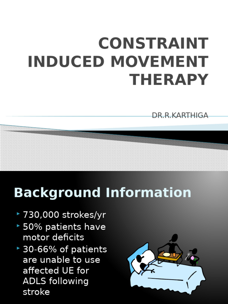 Constraint Induced Movement Therapy | PDF | Stroke | Neurology