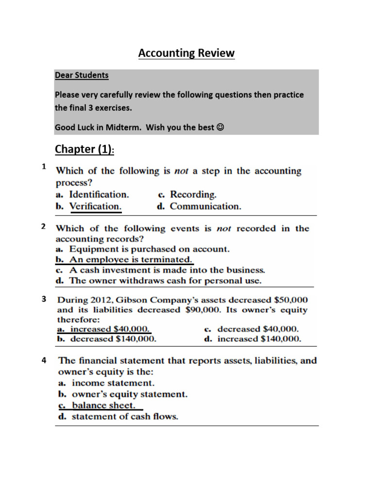 Accounting Review | PDF