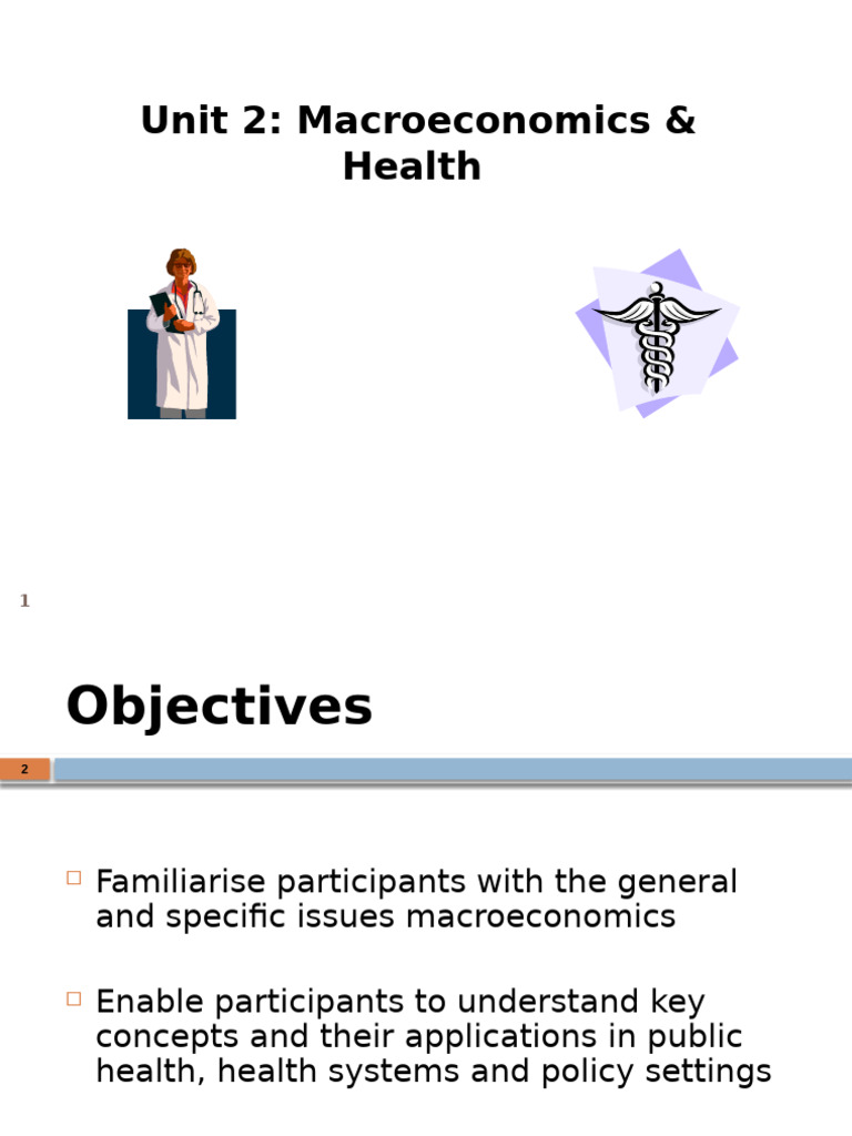 Unit 2 Macroeconomics & Health | PDF | Economics | Macroeconomics