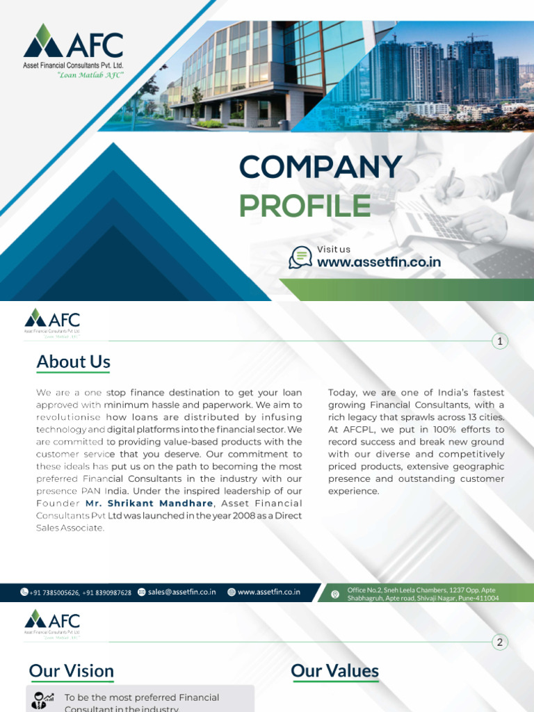 AFC Company Profile | PDF