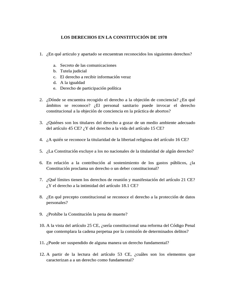 Práctica DDFF CE 1978 | PDF