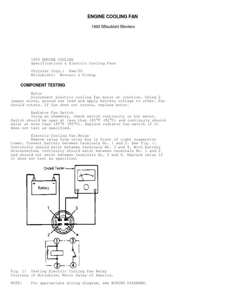 Engine Cooling Fan | PDF
