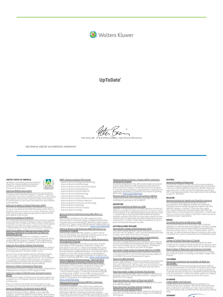 Uptodate CME | PDF | Nurse Practitioner | Health Care