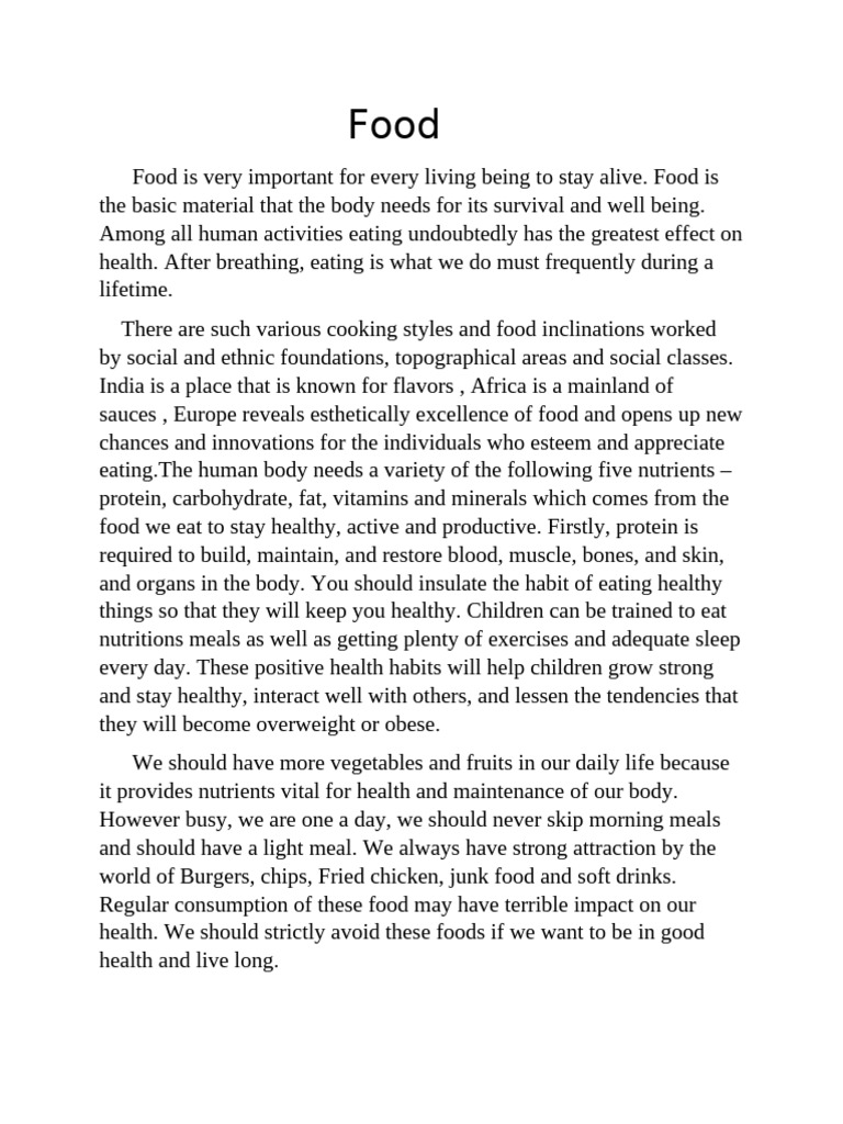 Food | PDF