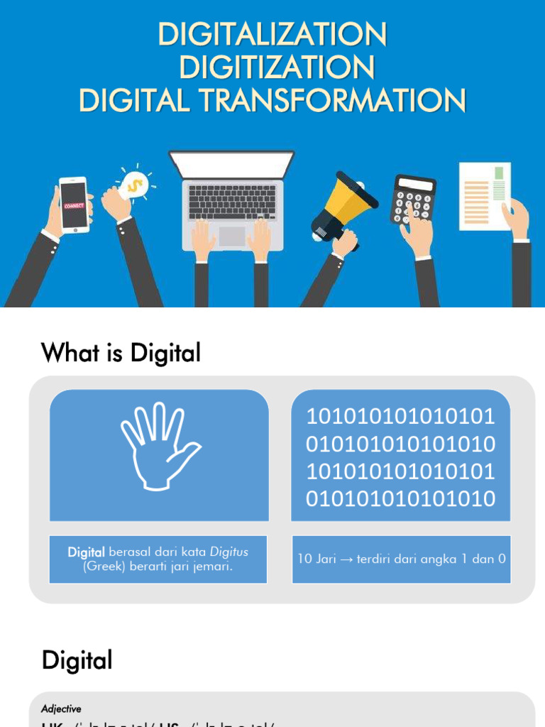 1. Digital - Digitalization - Digitize | PDF