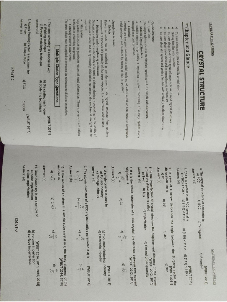 Materials Engineering Es Me401 250121 190038 Pdf