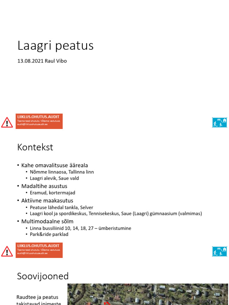 2021 08 13 Laagri Peatus | PDF