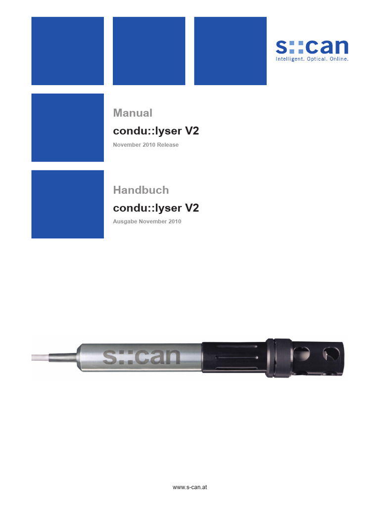 Manual en Condulyser v2 | PDF | Calibration | Electrical Connector