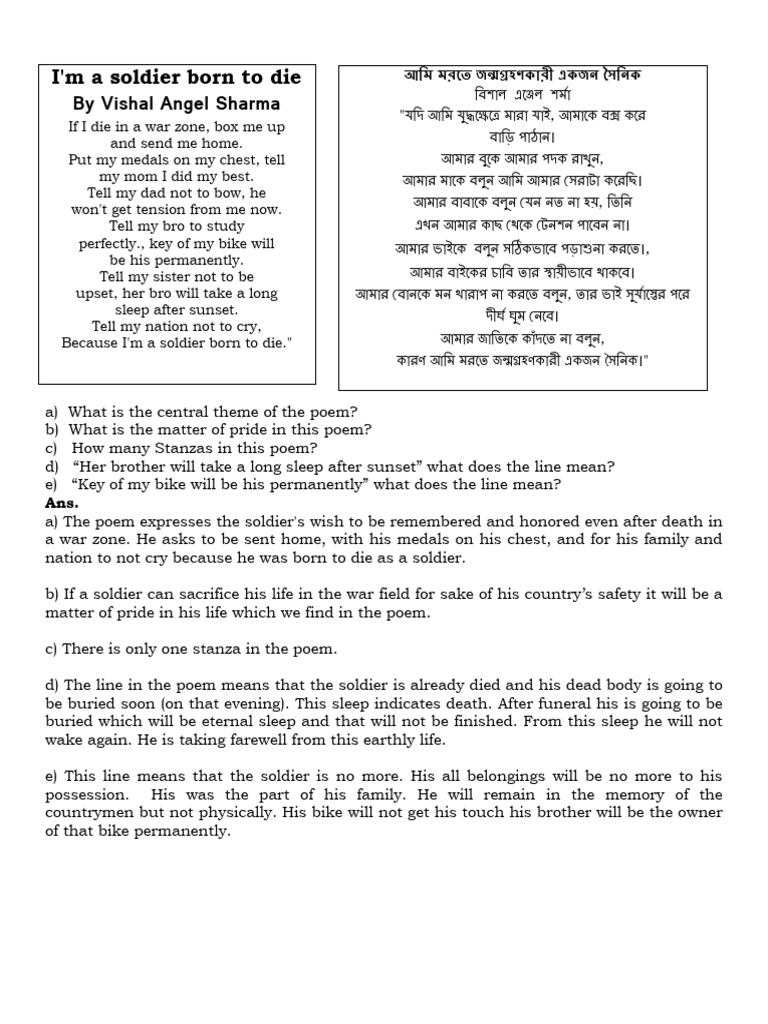 Appreciating Poetry Part, Acor. To BMS Annua Summative Assessment ...