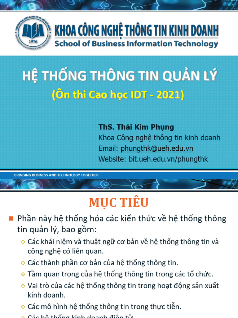 On thi cao hoc MIS_2021 | PDF