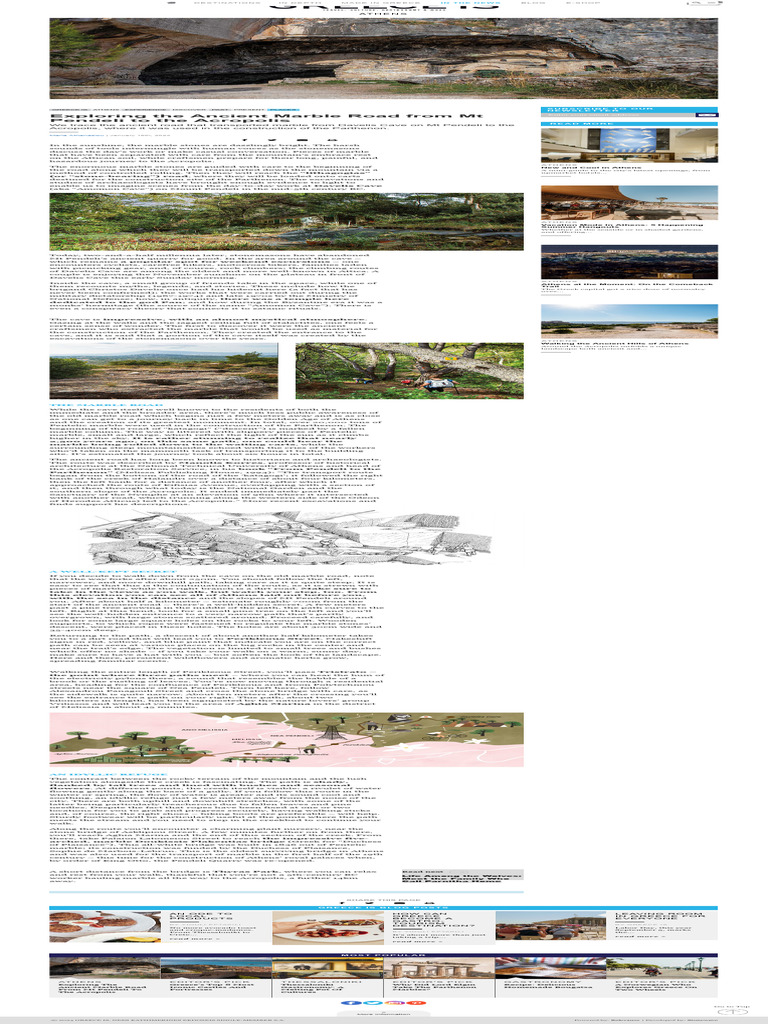 Exploring the Ancient Marble Road from Mt Pendeli to the Acropolis ...