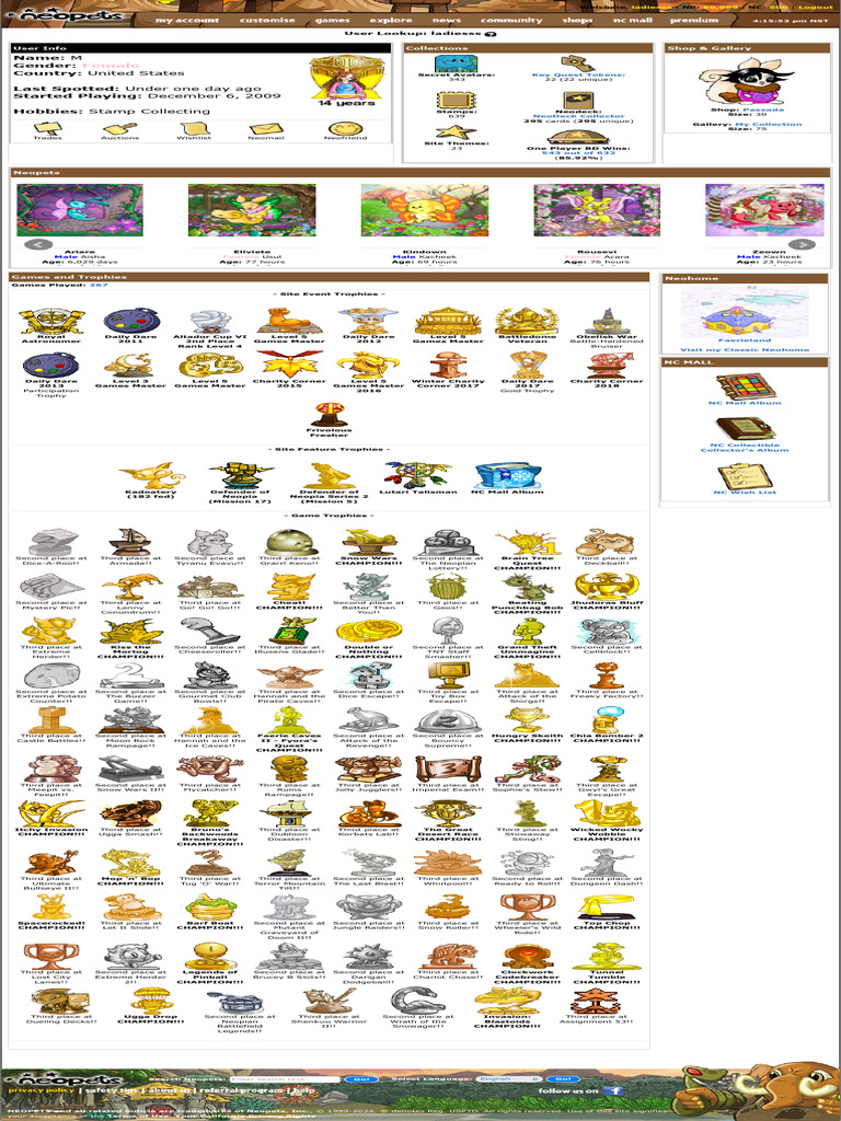 Neopets - User Lookup | PDF | E Commerce | Websites