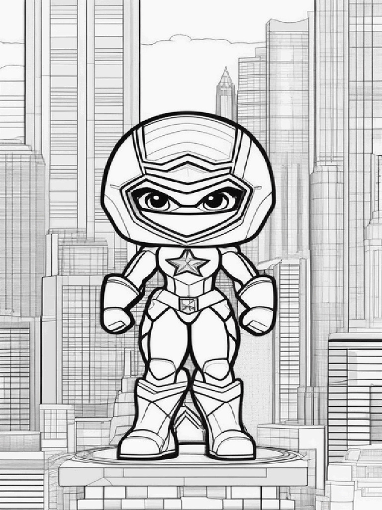 Superhero Coloring Pages | PDF