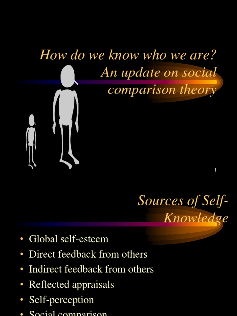 How Do We Know Who We Are? An Update On Social Comparison Theory | PDF ...