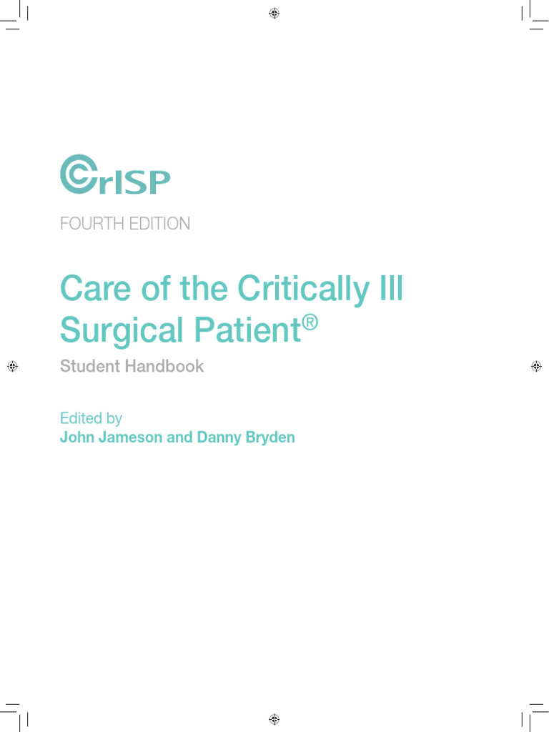 CCrISP Participant Handbook2 | PDF | Circulatory System | Intensive ...