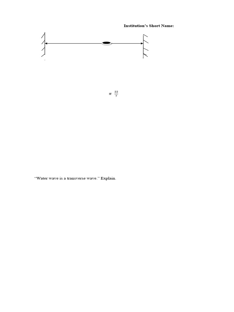 Physics CQ Work Sheet-1 (SSC-2026) Ch-7 | PDF | Waves | Sound