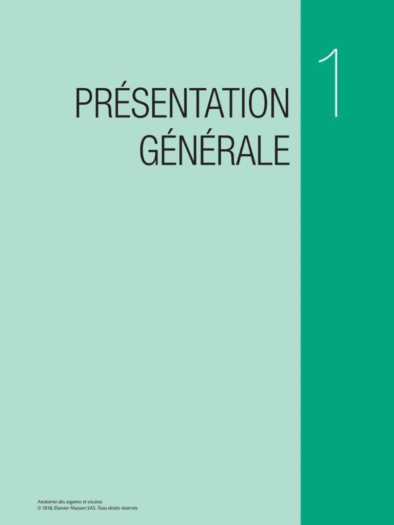 01 Pr+®sentation g+®n+®rale - Anato Organes et Visc+¿res 18 | PDF