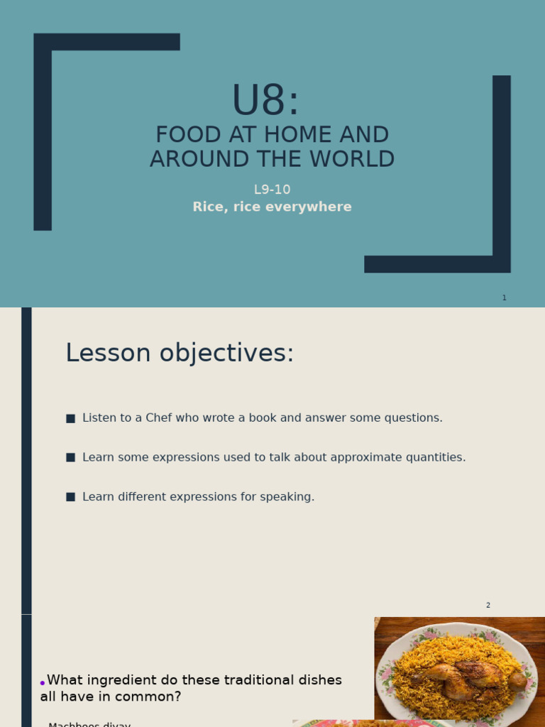 10G U8 L7-8 Rice Everywhere | PDF | Food And Drink Preparation | Food And Drink