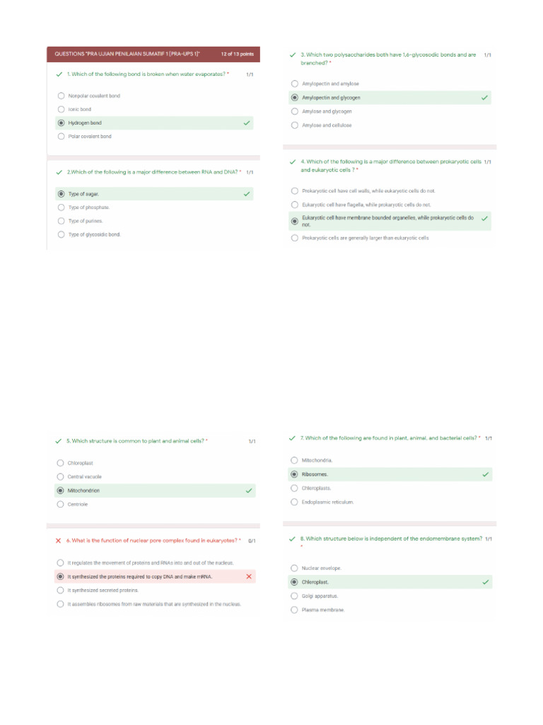 Bio Pre Ups 1 & Ups | PDF