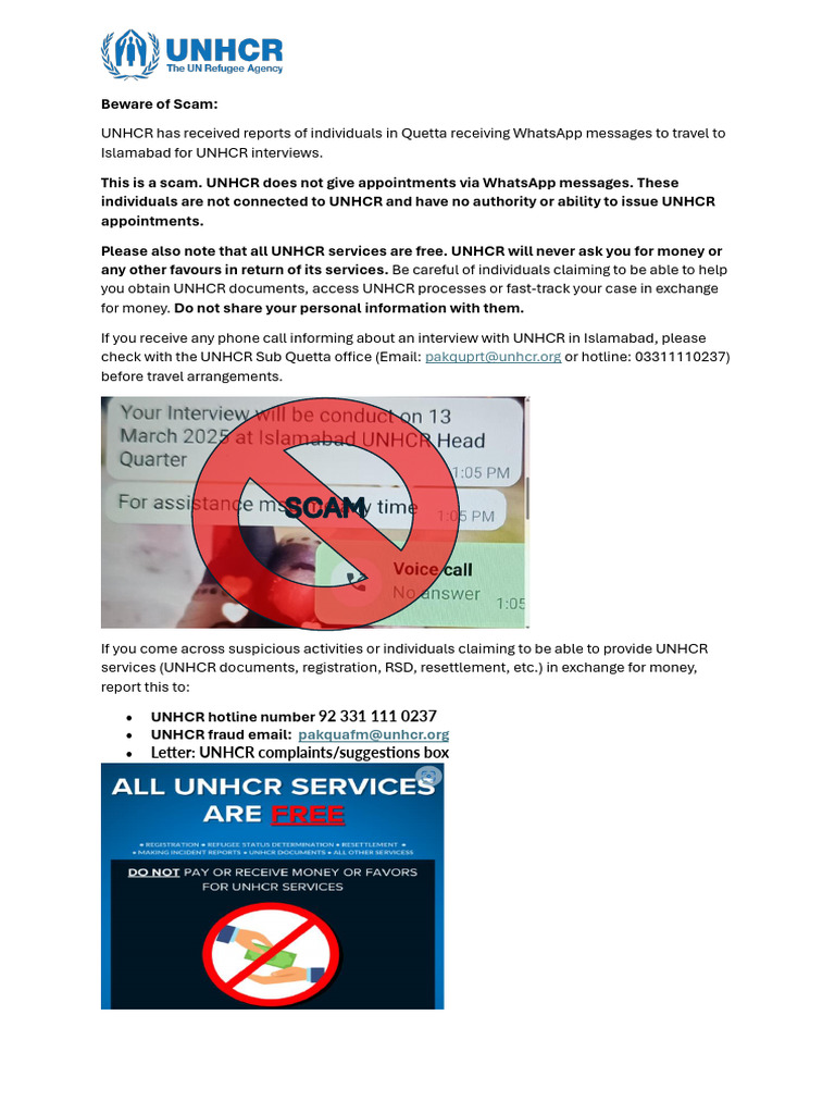 Beware of Scam | PDF