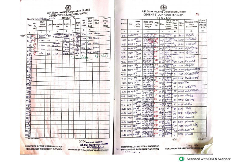 Stock Register No 32 - Compressed - 2 | PDF