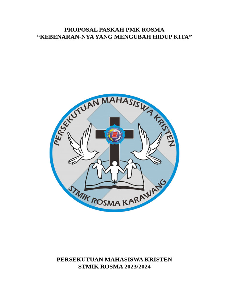 Proposal Paskah PMK Rosma 2024 | PDF