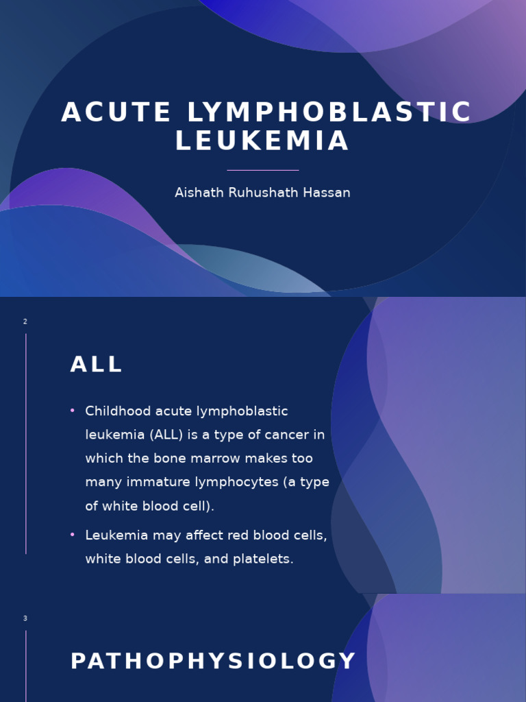 Acute Lymphoblastic Leukemia Pdf Leukemia Hematopoietic Stem Cell