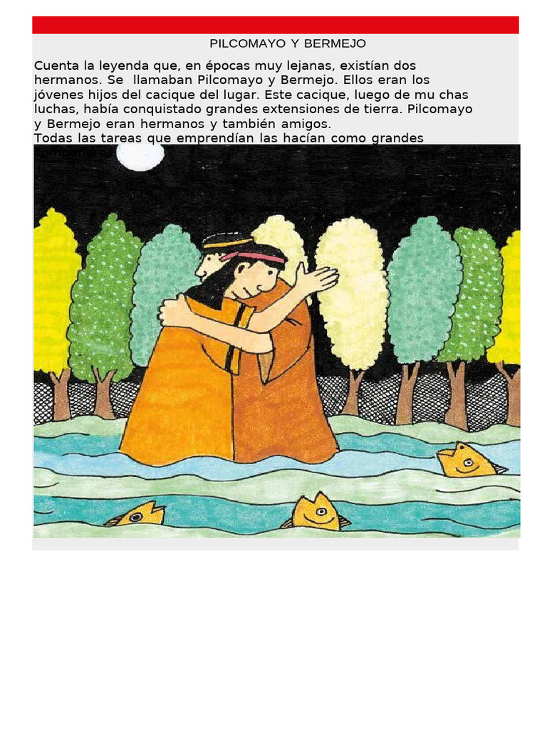 Leyenda Pilcomayo y Bermejo | PDF